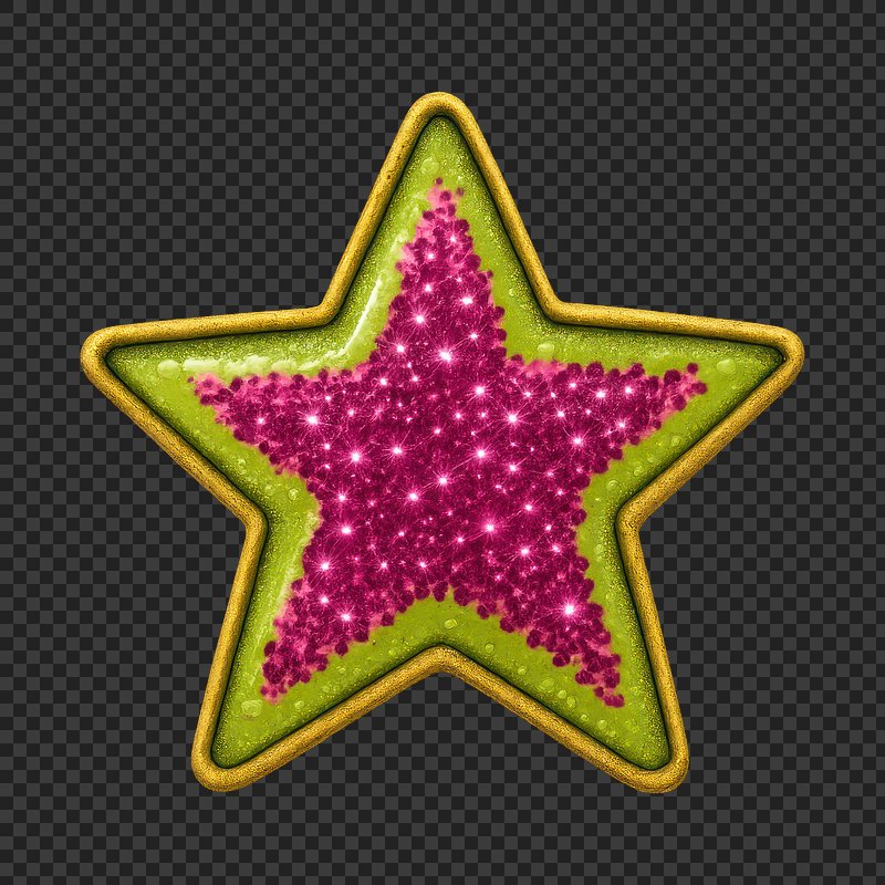Sparkling Stars Transparent Art Sticker Images | Free Photos, PNG ...