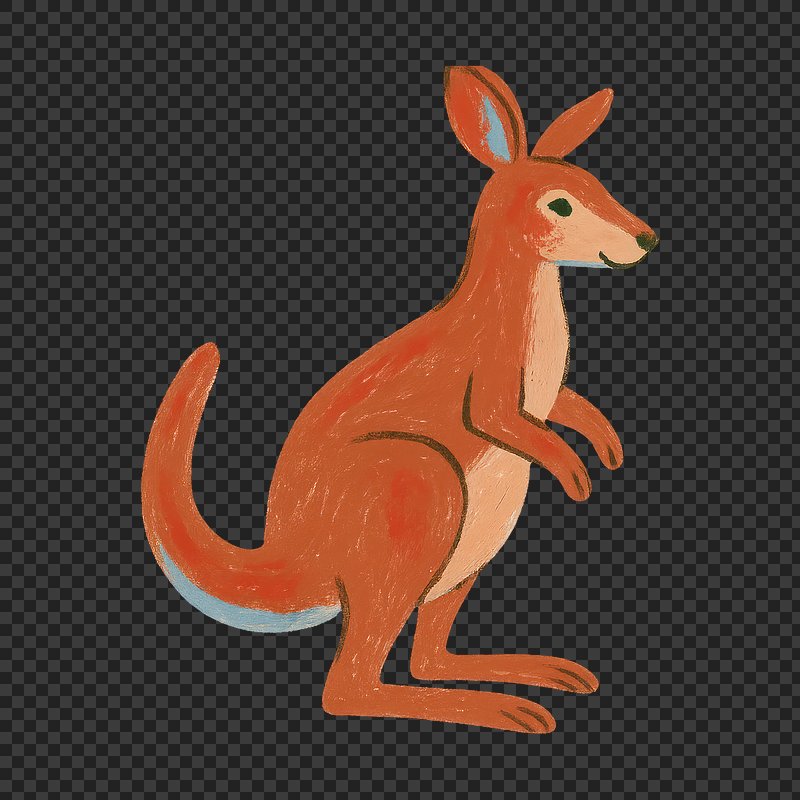 Vintage Kangaroo Isolated Shadow Texture Images | Free Photos, PNG ...