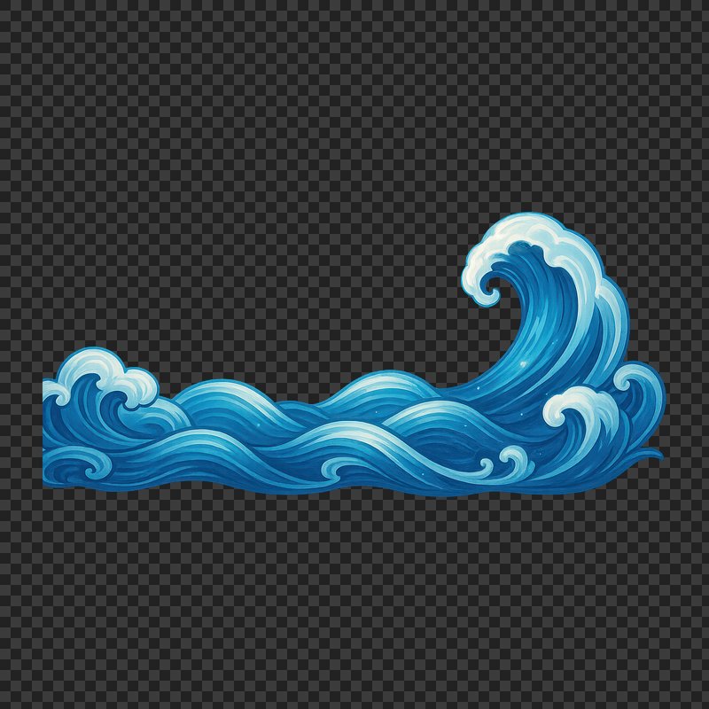 Wave Chinese PNG Art Background Images | Free Photos, PNG Stickers ...