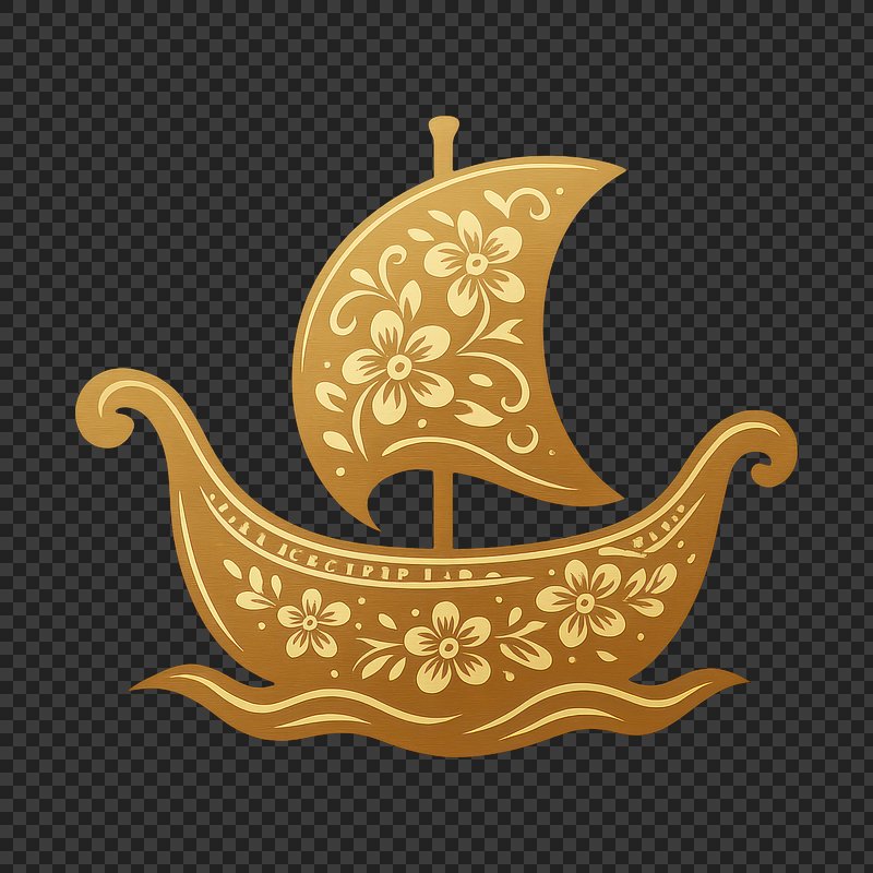Gold Boat Background Illustration Images | Free Photos, PNG Stickers ...