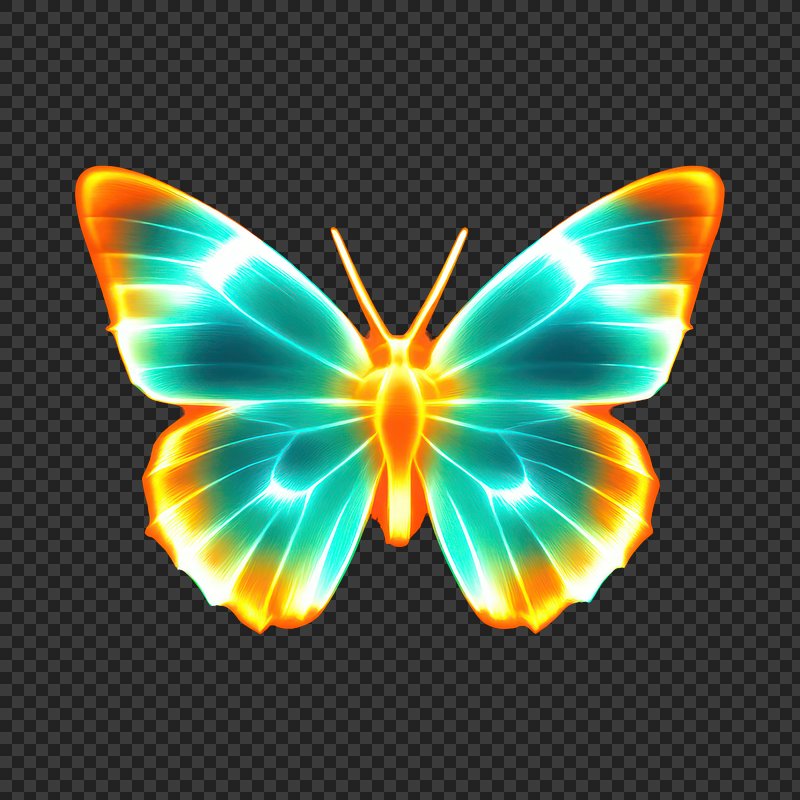 Butterfly+digital+art Neon Images | Free Photos, PNG Stickers ...