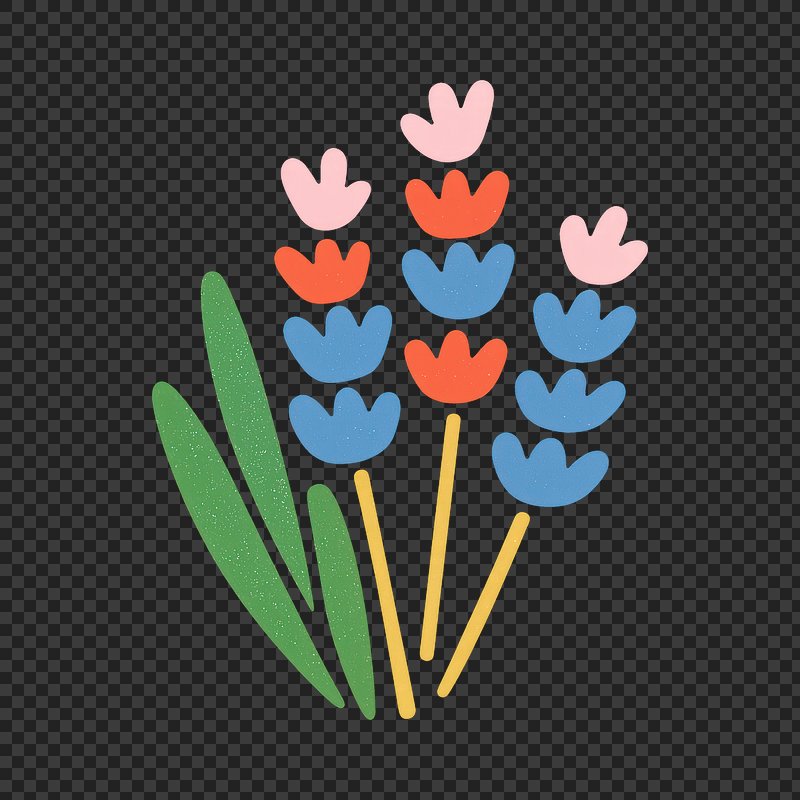 Simple Flower Drawing Design Floral Texture Images | Free Photos, PNG ...