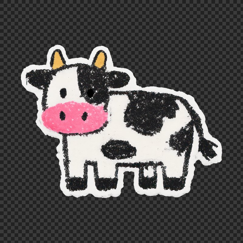Cow+cartoons Background PNG Art Images | Free Photos, PNG Stickers ...