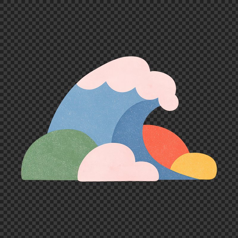 Wave Flat Art Isolated Images | Free Photos, PNG Stickers, Wallpapers ...