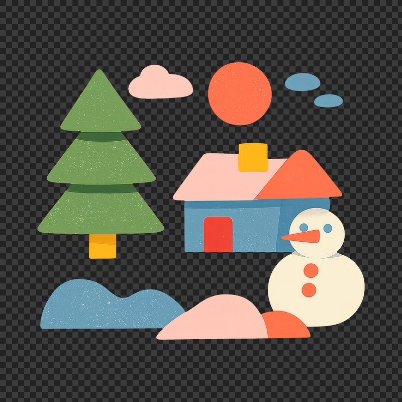 Snowman Scene Illustration Images | Free Photos, PNG Stickers ...
