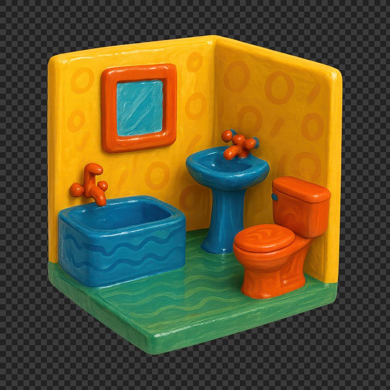 Cartoon+bathroom PNG Images | Free Photos, PNG Stickers, Wallpapers ...