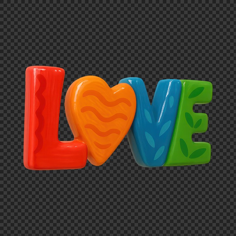 3d+love+letters Background Design Images | Free Photos, PNG Stickers ...