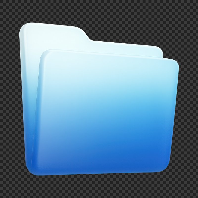 White Folder Icon PNG Gradient Images | Free Photos, PNG Stickers ...