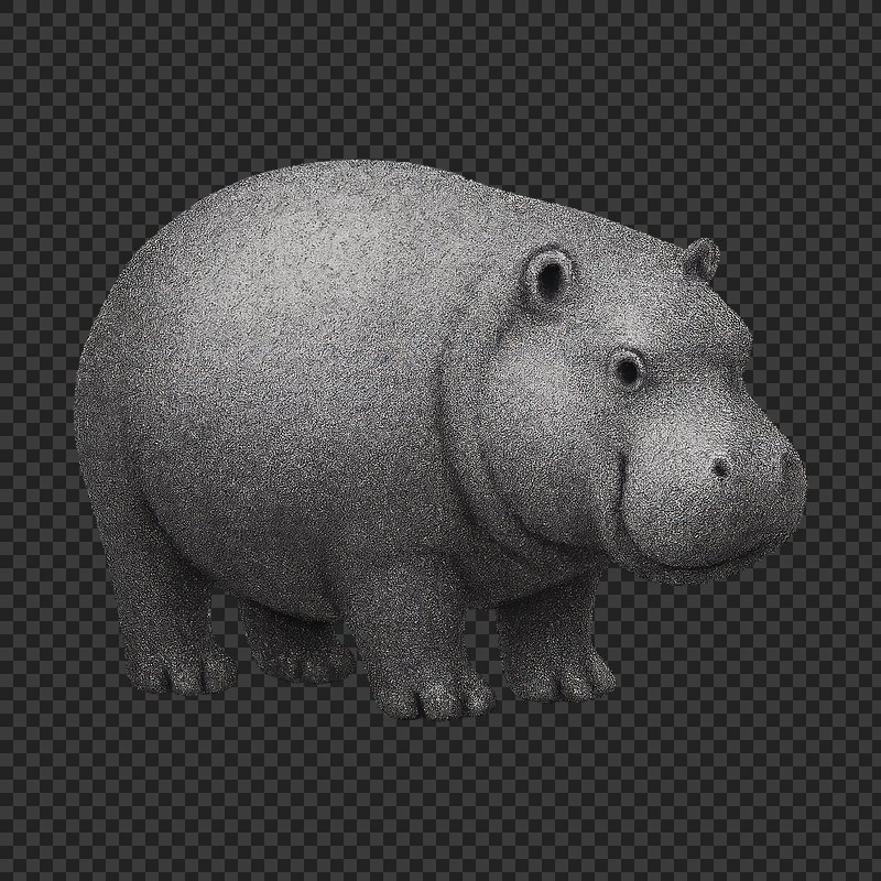 Hippopotamus Cartoon Animal Art Images | Download Free Design Resources ...