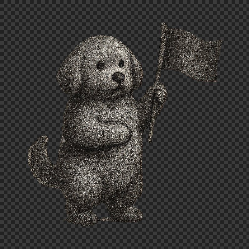 Cartoon White Flag PNG Black Images | Free Photos, PNG Stickers ...