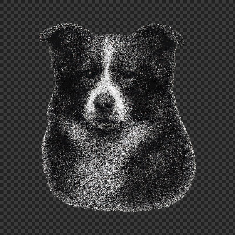 Dog+portrait+dark PNG Images | Free Photos, PNG Stickers, Wallpapers ...