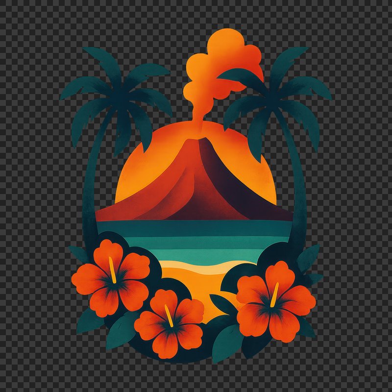 Hawaiian PNG Gradient Images | Free Photos, PNG Stickers, Wallpapers ...