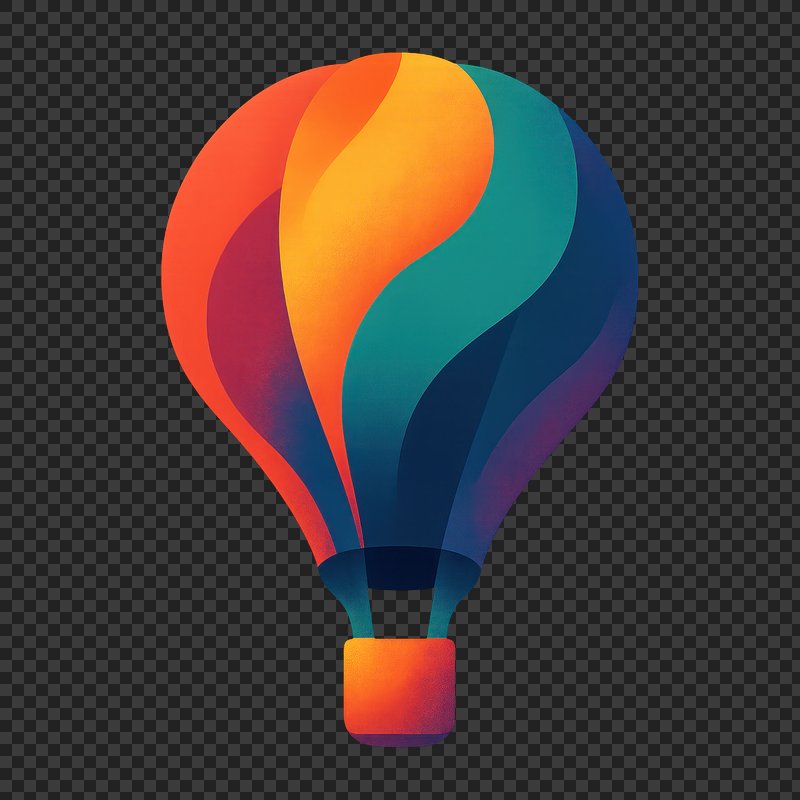 PNG Vintage Hot Air Balloons Style Images | Free Photos, PNG Stickers ...