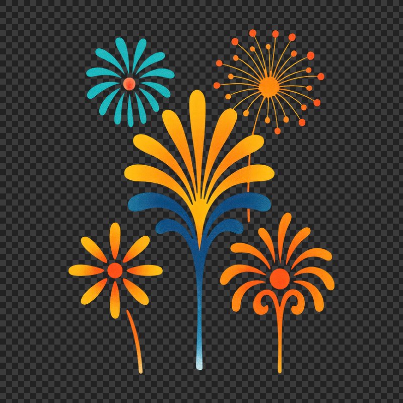 Minimal Fireworks Isolated Images | Free Photos, PNG Stickers ...