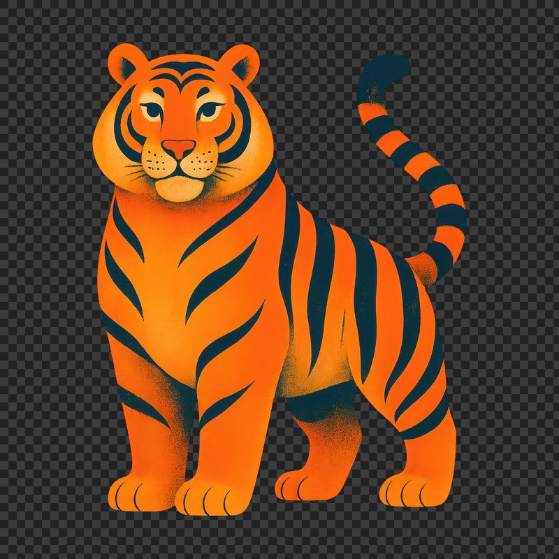Tiger Outline Vintage Images | Free Photos, PNG Stickers, Wallpapers ...