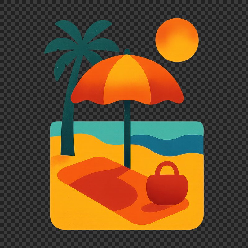 Umbrella Black Transparent Beach Images | Free Photos, PNG Stickers ...