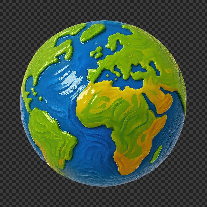 Planet Earth 3d Transparent World Images | Free Photos, PNG Stickers ...