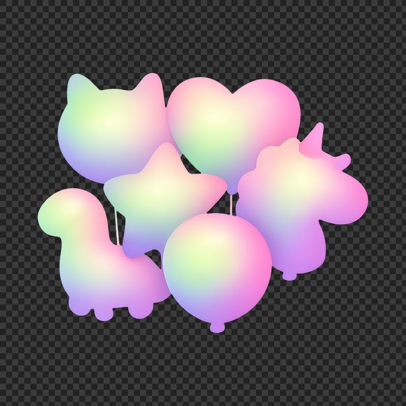 Pink+and+purple+heart+balloons Transparent Images | Free Photos, PNG ...