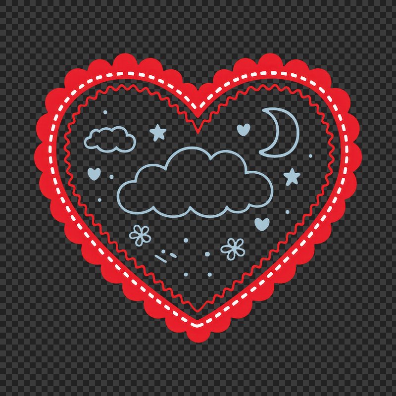 Cloud+love Aesthetic Background Design Heart Images | Free Photos, PNG ...