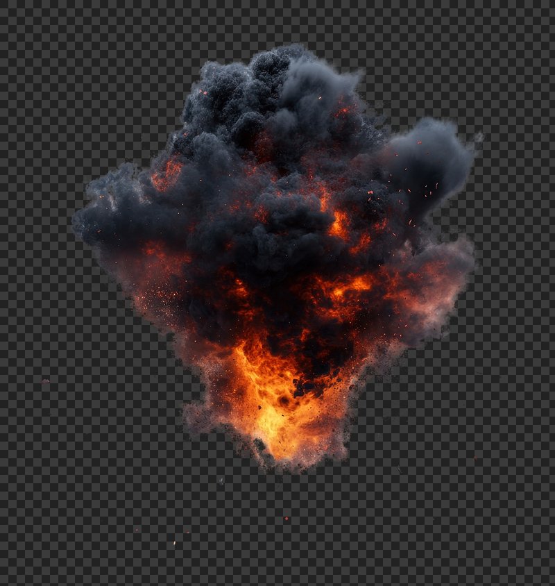 Explosion Impact Energy Photo Isolated Debris Images | Free Photos, PNG ...