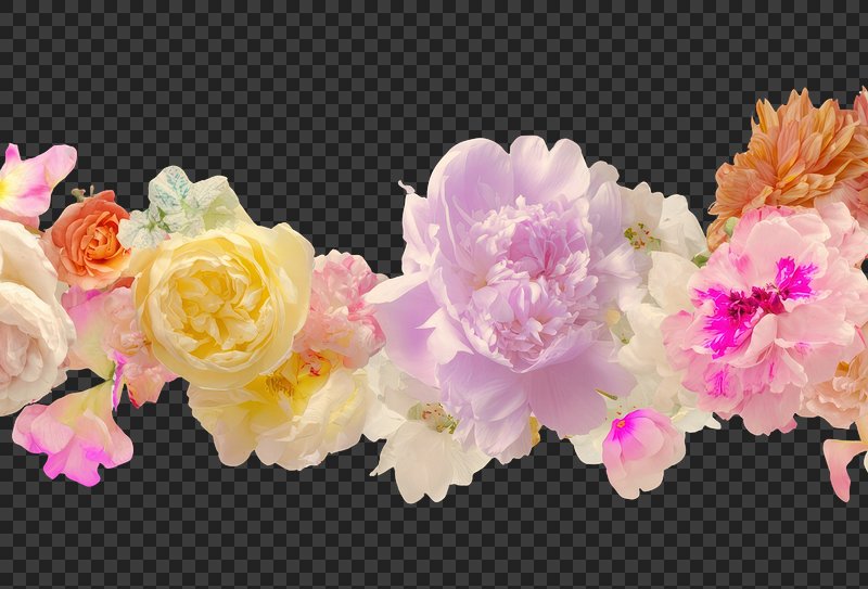 Solid Rose PNG Floral Border Images | Free Photos, PNG Stickers ...