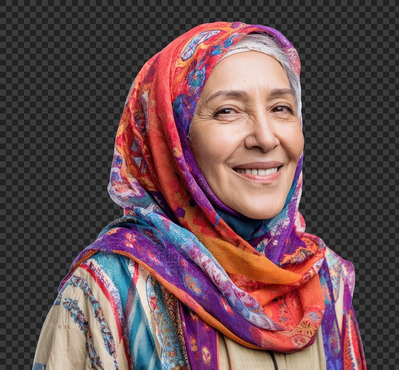 Arabic Person PNG Hijab Smiling Images | Free Photos, PNG Stickers ...