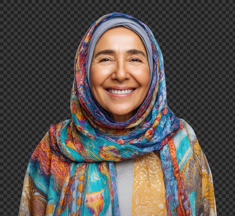 Arabic Person PNG Hijab Smiling Images | Free Photos, PNG Stickers ...
