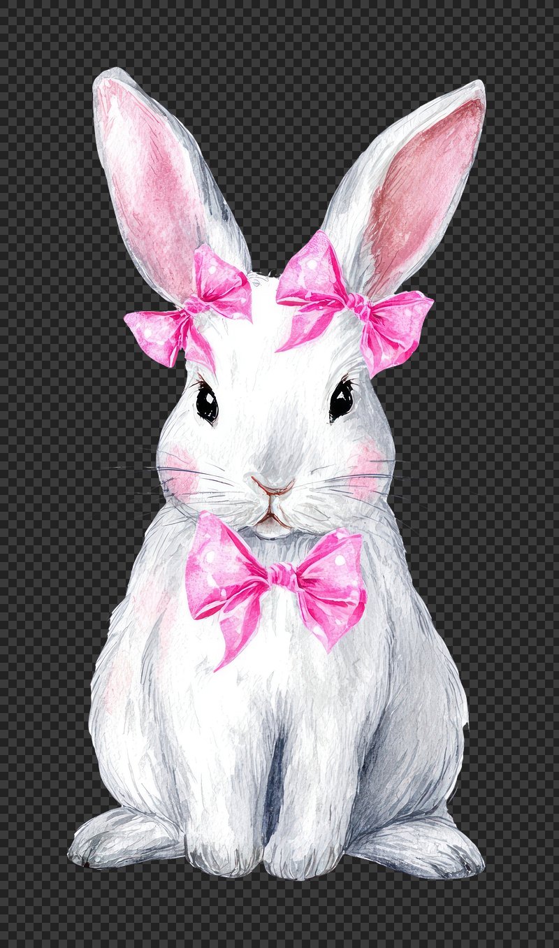 Bunny Bow Christmas Images | Free Photos, PNG Stickers, Wallpapers ...