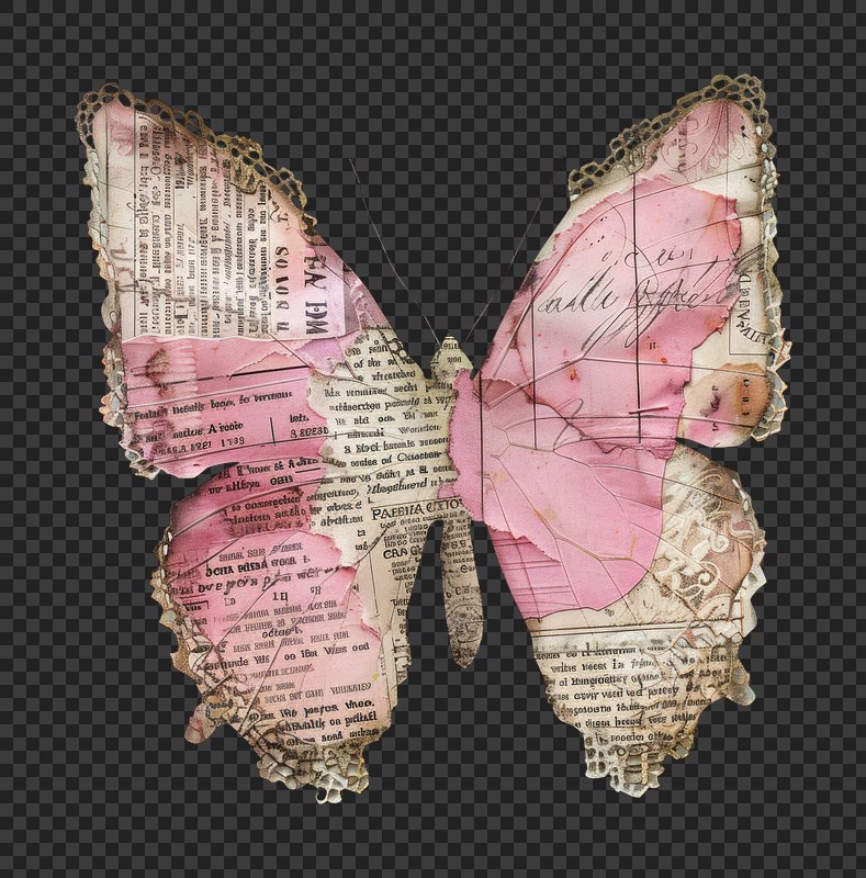 Page Pink Collage Paper Vintage Texture Images | Free Photos, PNG ...