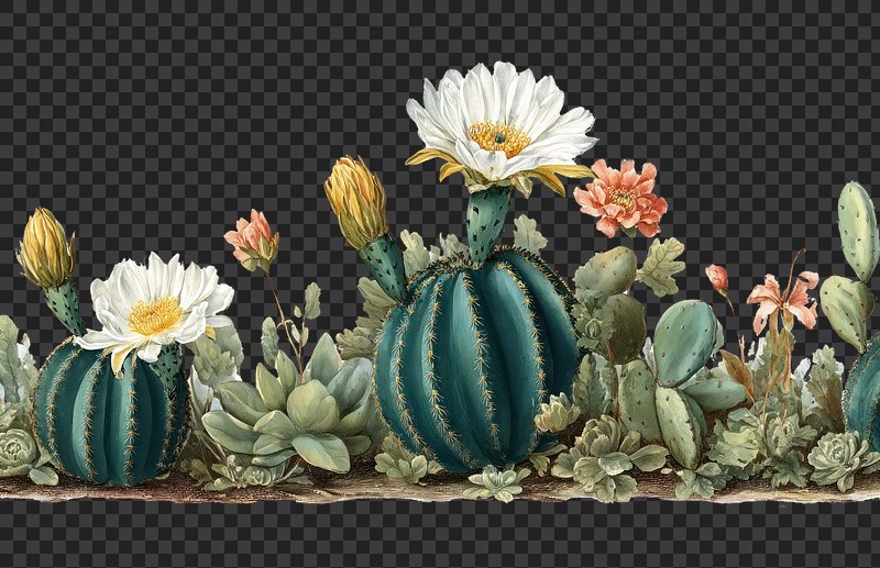 Desert Illustrations Design Cactus Images | Free Photos, PNG Stickers ...