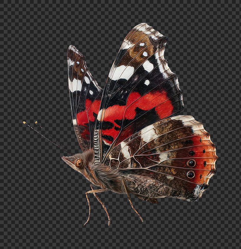 Red White Wings Butterfly Nature Images | Free Photos, PNG Stickers ...