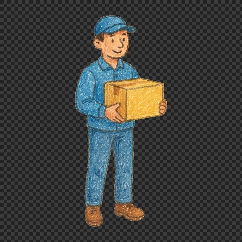 Parcel+blue+color Cartoon Images | Free Photos, PNG Stickers ...