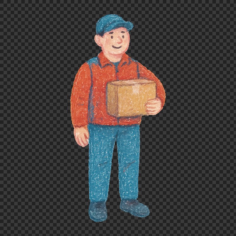 Parcel+blue+color Cartoon Images | Free Photos, PNG Stickers ...