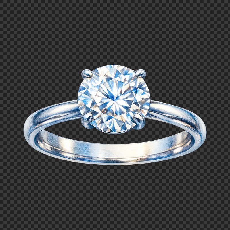 Aesthetic Engagement Diamond PNG Ring Images | Free Photos, PNG ...