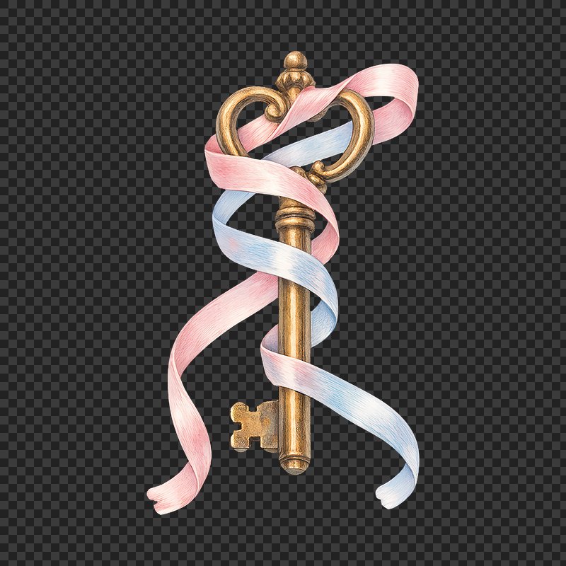 Vintage Key PNG Transparent Shadow Style Images | Free Photos, PNG ...