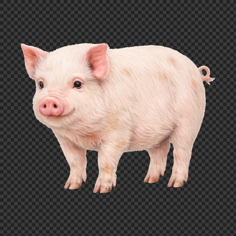 Farm Animals Pigs Isolated Illustration Images | Free Photos, PNG ...