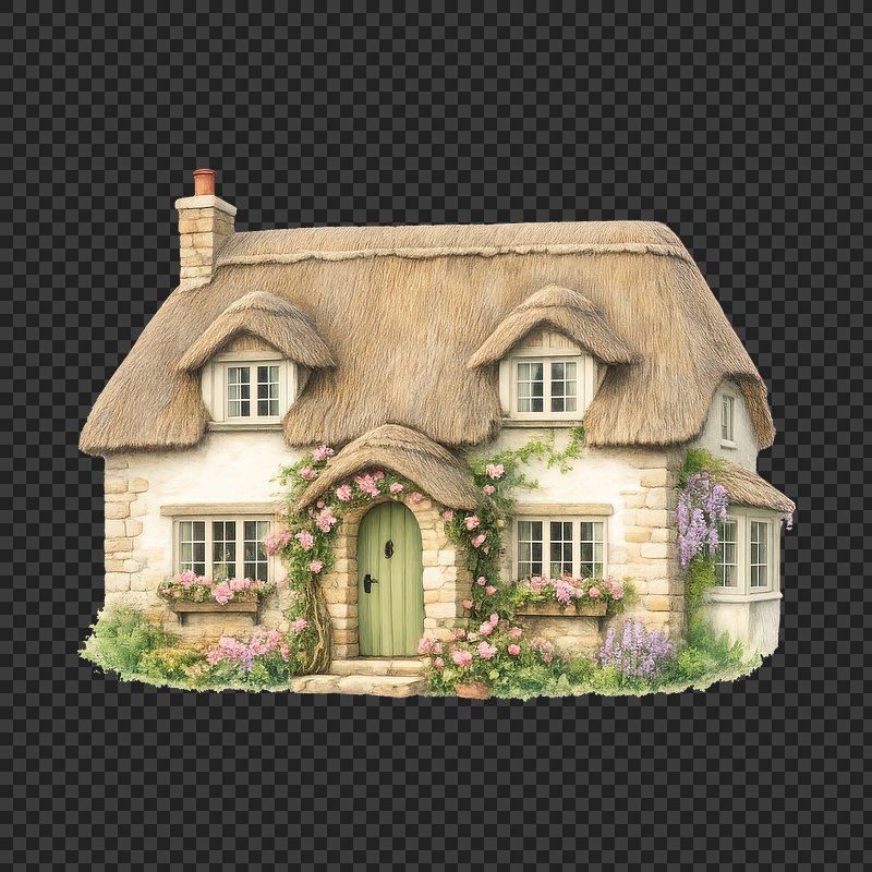 Storybook Cottage Background Charming House Images | Free Photos, PNG ...