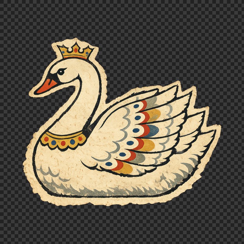 Swans Vintage Bird Art Transparent Images | Free Photos, PNG Stickers ...