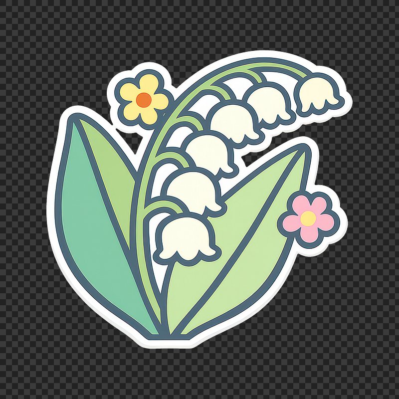 Lily Line PNG Design Flower Images | Free Photos, PNG Stickers ...