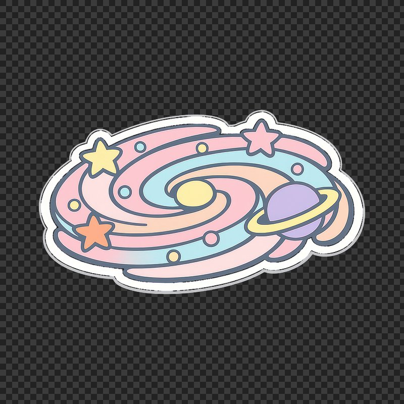 Stickers Space Graphic Texture Transparent PNG Images | Free Photos ...