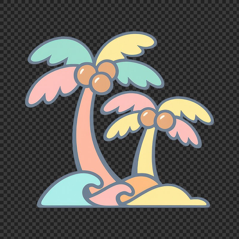 Summer Tree Background Scenery Tropical PNG Images | Free Photos, PNG ...