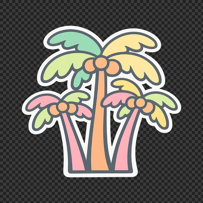 Summer Tree Background Scenery Tropical PNG Images | Free Photos, PNG ...