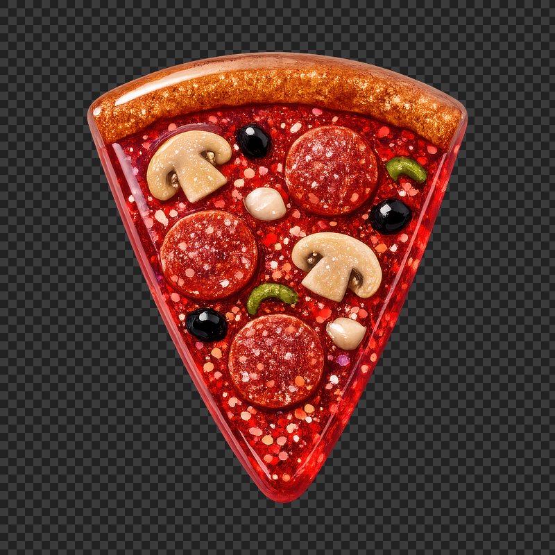 Pizza.” Pepperoni Slice Cartoon Aesthetic Background Images | Free ...