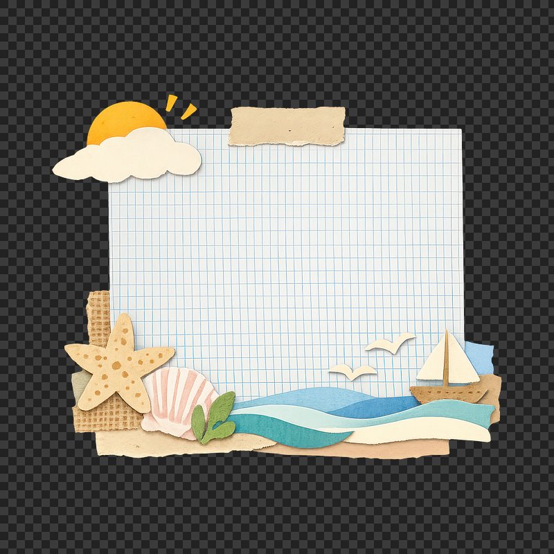 Beach Border Background Texture Design Paper Images | Free Photos, PNG ...