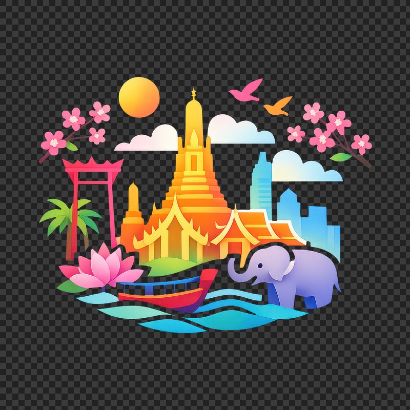 Thailand+png Travel Images | Free Photos, PNG Stickers, Wallpapers ...