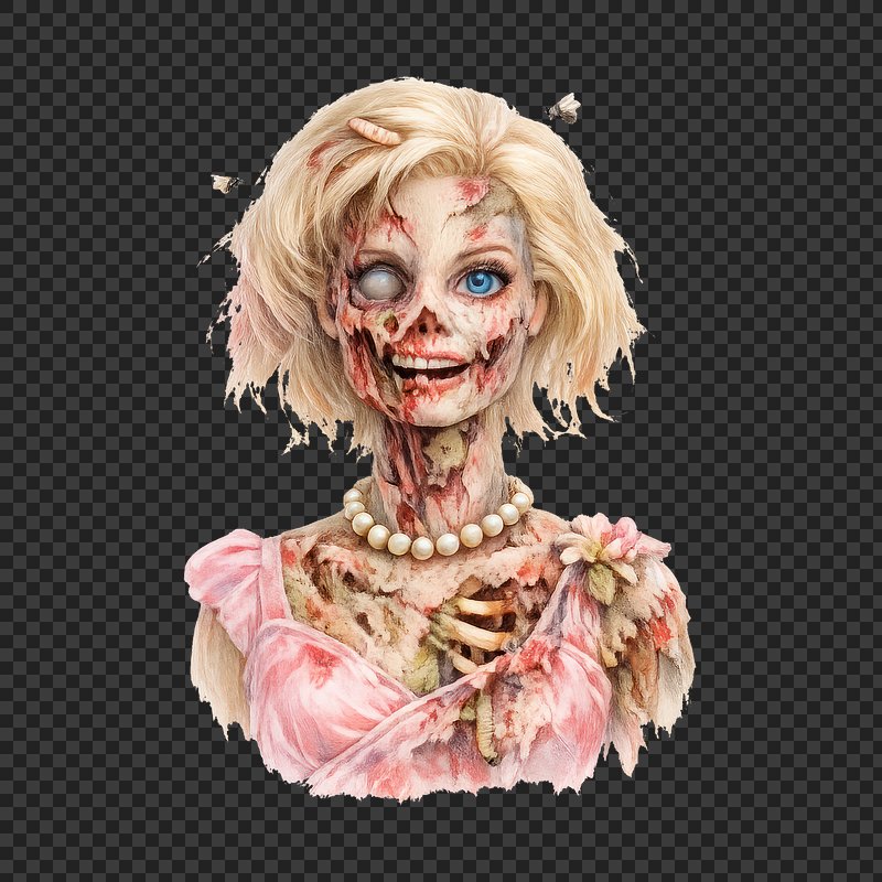 Zombie+art Style Illustration PNG Images | Free Photos, PNG Stickers ...