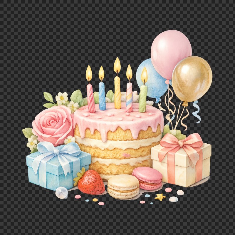 Gold Blue Birthday Balloons PNG Images | Free Photos, PNG Stickers ...