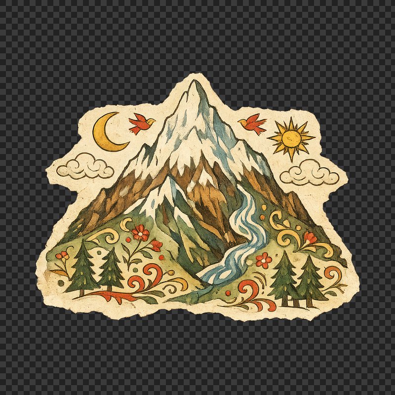 Vintage River Landscape Shadow Paper Texture Images | Free Photos, PNG ...