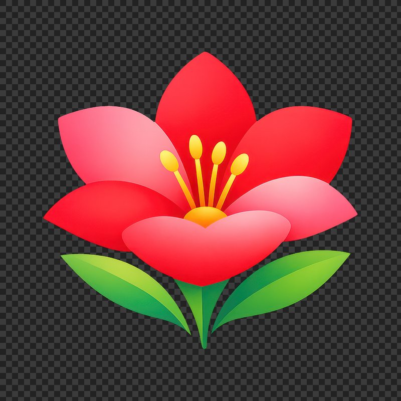 Red Fade Paper Frame Flower Images | Free Photos, PNG Stickers ...