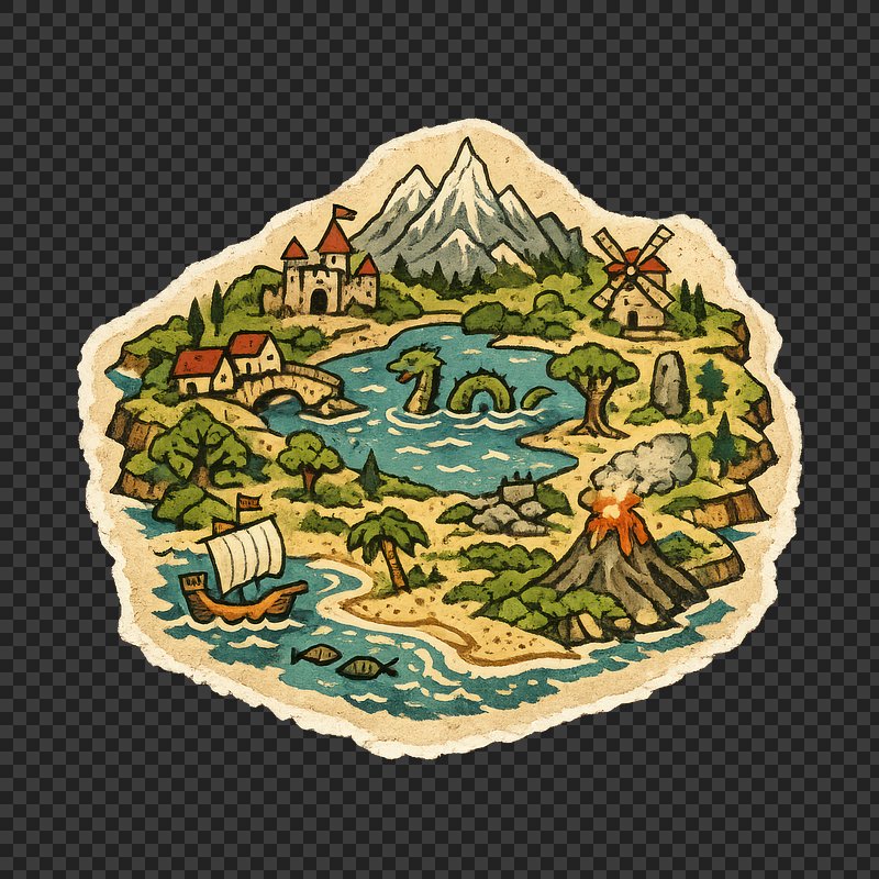 Treasure Cartoon Art Isolated Images | Free Photos, PNG Stickers ...